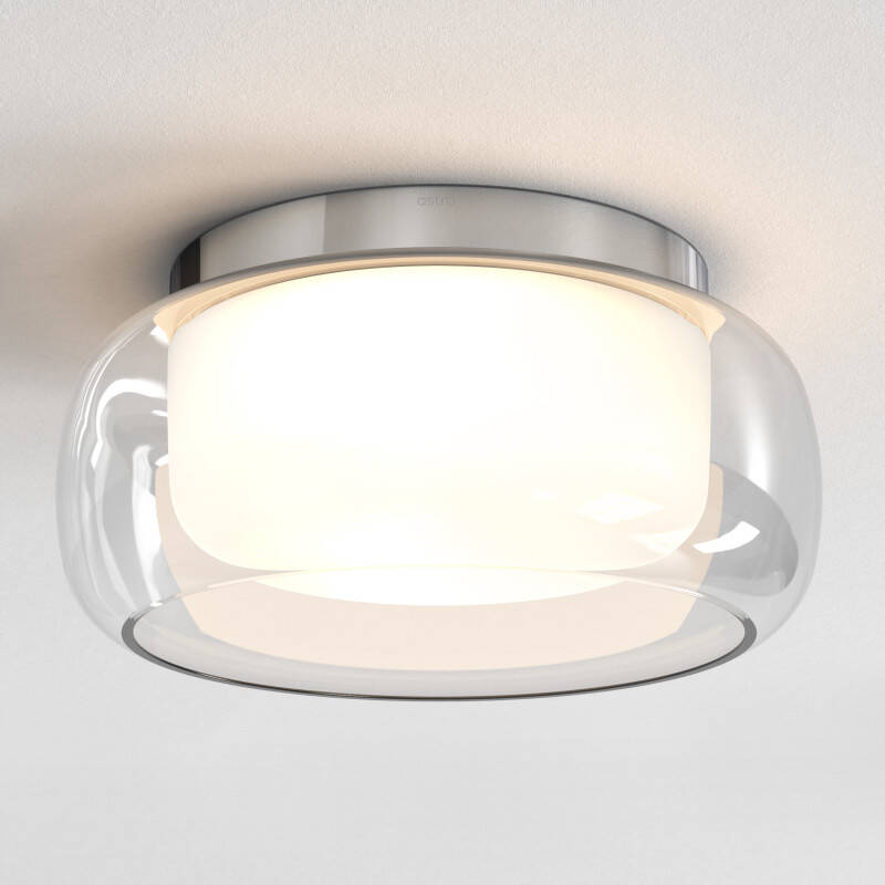 Astro Aquina 360 Flush Ceiling Light - Polished Chrome - Online Lighting