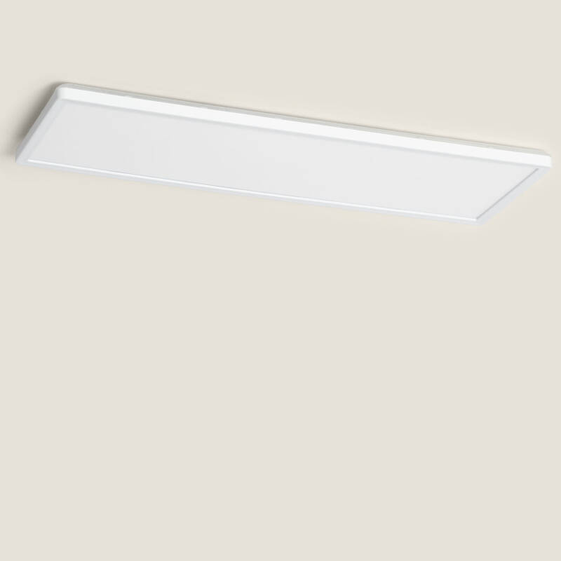 24W Rectangular CCT LED Double Sided Flush Ceiling Light - White ...